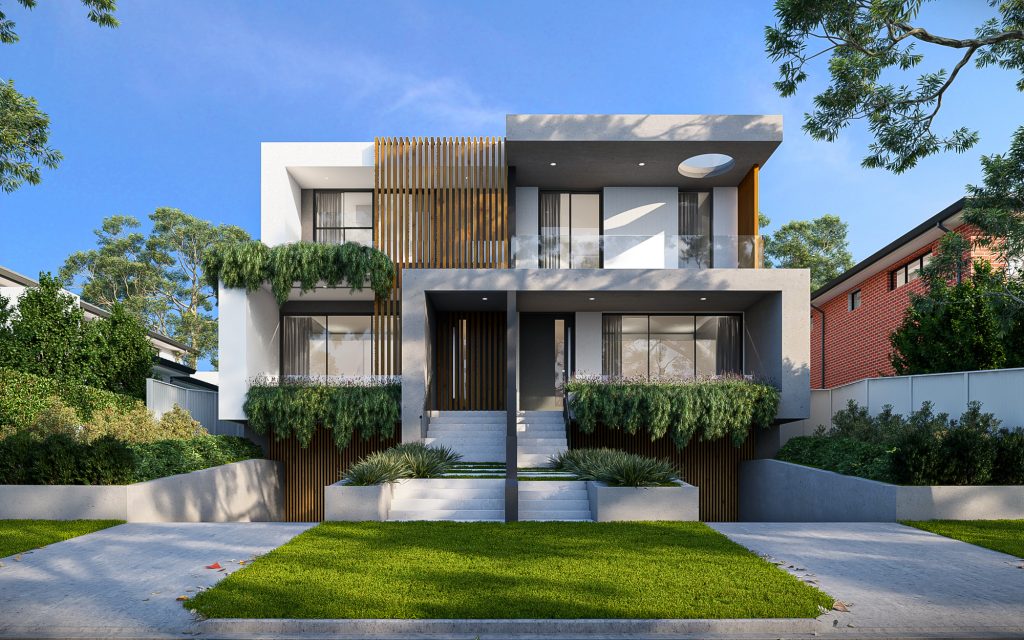 Residential 3D Exterior Rendering in Melbourne & Brisbane - Render Visuals