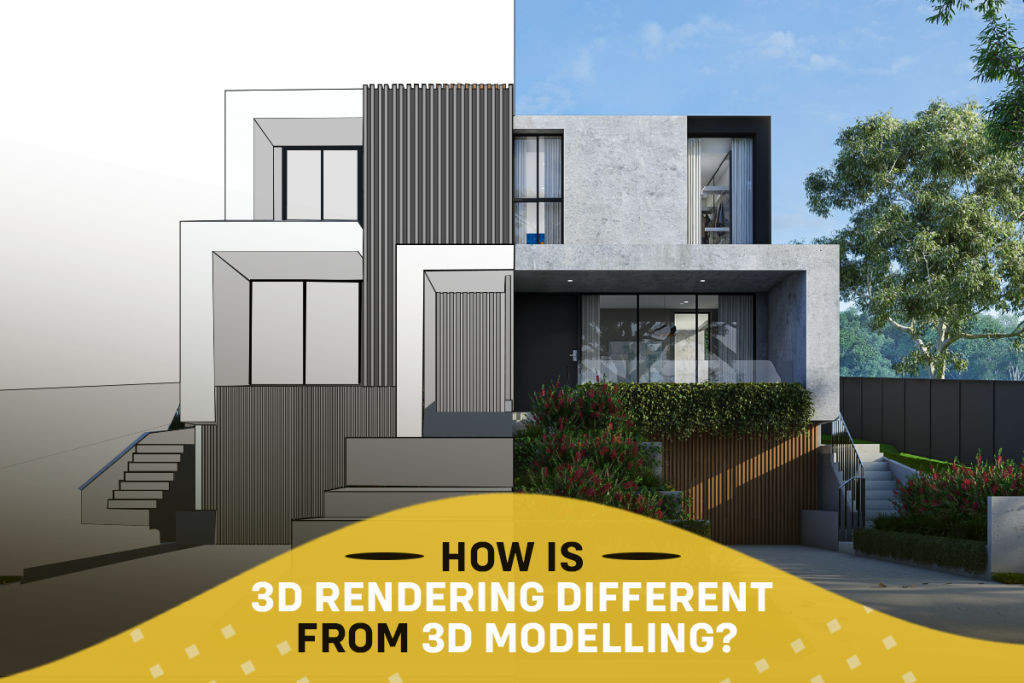 How is 3D Rendering Different from 3D Modeling?